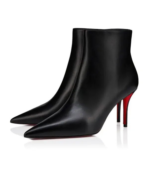 CHRISTIAN LOUBOUTIN Miss Z Pointed Toe Ankle Boots