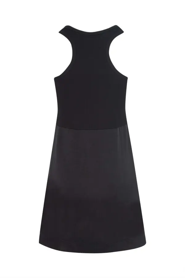 Palm Angels Sleeveless Sporty Midi Dress