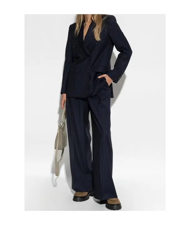 Officine Générale Pinstripe Double-breasted Jacket