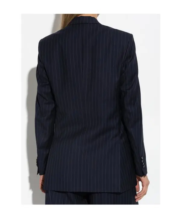 Officine Générale Pinstripe Double-breasted Jacket