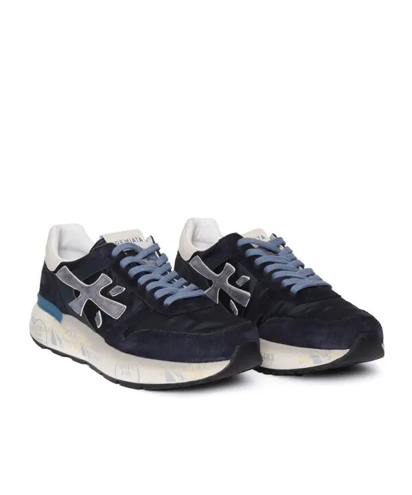 Premiata Lace-up Patchwork Sneakers