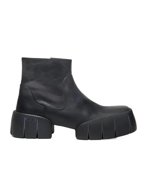 DIESEL® D-tex Oiled Leather Platform Boots