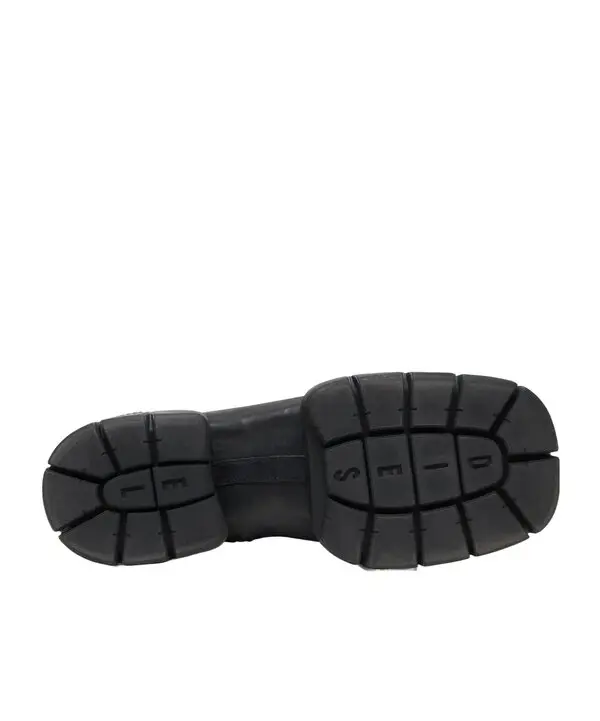 DIESEL® D-tex Oiled Leather Platform Boots