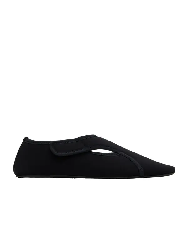Alaïa Neoprene Ballet Flats With Cutout