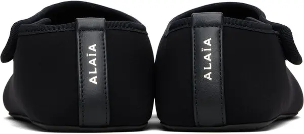 Alaïa Neoprene Ballet Flats With Cutout