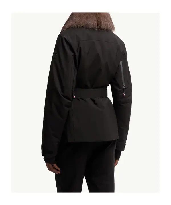 Moncler Vizelles Shearling-trimmed Ski Jacket