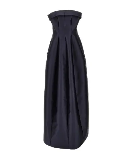 Alberta Ferretti Sleeveless Mikado Evening Dress