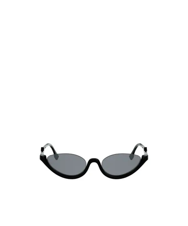 Fendi Oval Frame Sunglasses - Gray