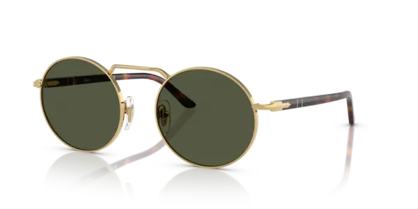 Persol Round Metal Sunglasses - Havana
