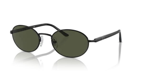 Persol Oval Metal Sunglasses - Black