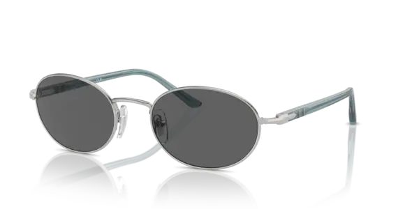 Persol Oval Metal Sunglasses - Transparent Blue