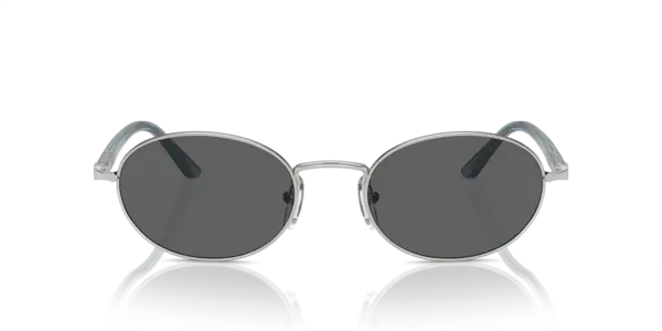 Persol Oval Metal Sunglasses - Transparent Blue