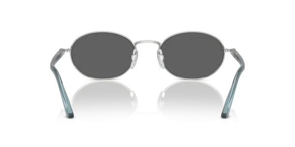 Persol Oval Metal Sunglasses - Transparent Blue