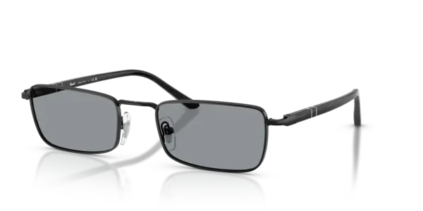 Persol Rectangle Metal Sunglasses - Black