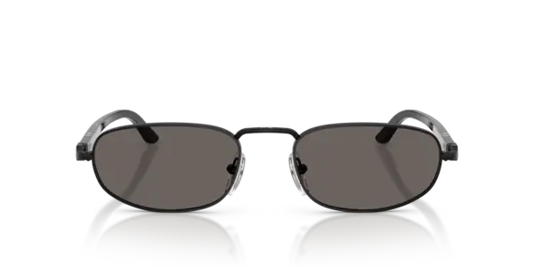 Persol Full Rim Oval Sunglasses - Black