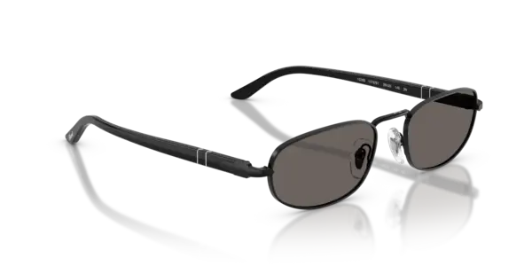 Persol Full Rim Oval Sunglasses - Black