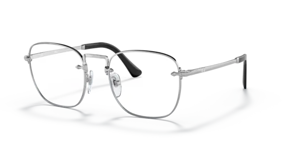 Persol Square Frame Eyeglasses - Silver