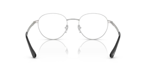 Persol Full Rim Round Eyeglasses - Silver
