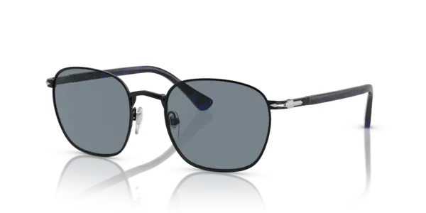 Persol Full Rim Rectangle Sunglasses - Black