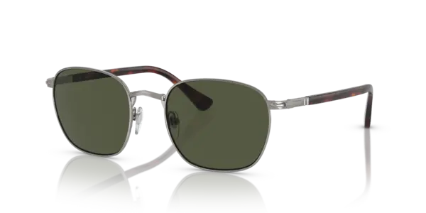 Persol Full Rim Rectangle Sunglasses - Black