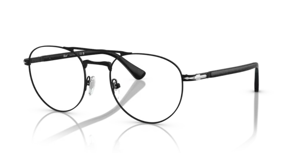 Persol Round Metal Eyeglasses - Black