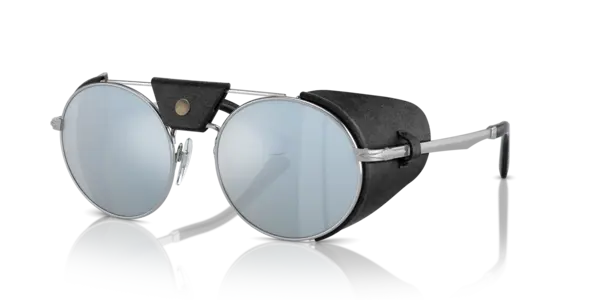 Persol Round Frame Sunglasses - Silver
