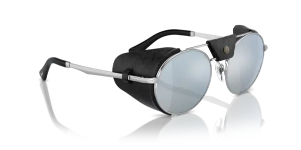 Persol Round Frame Sunglasses - Silver