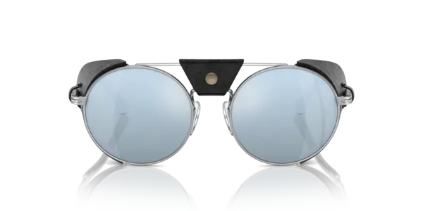Persol Round Frame Sunglasses - Silver
