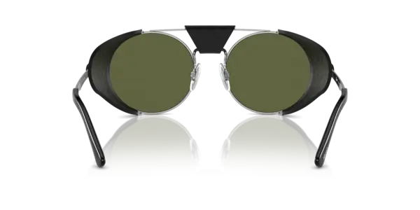 Persol Round Frame Sunglasses - Silver