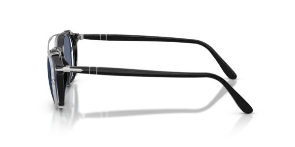 Persol Clip-on Sunglasses - Matte Silver