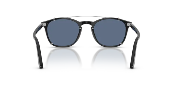 Persol Clip-on Sunglasses - Matte Silver