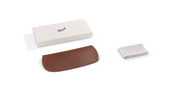 Persol Clip-on Sunglasses - Matte Silver