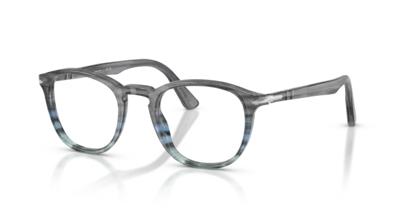 Persol Eyeglasses - Striped Grey
