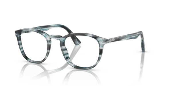 Persol Eyeglasses - Striped Grey