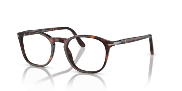 Persol Square Acetate Eyeglasses - Havana