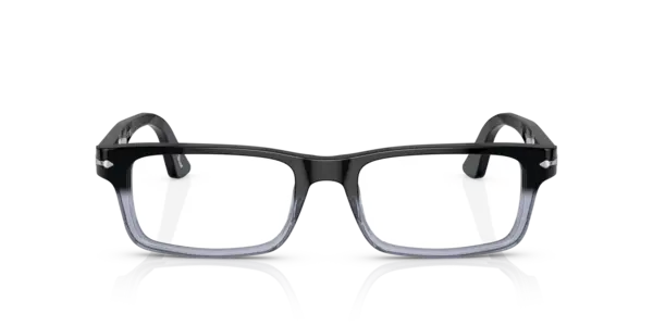 Persol Acetate Rectangle Eyeglasses - Black