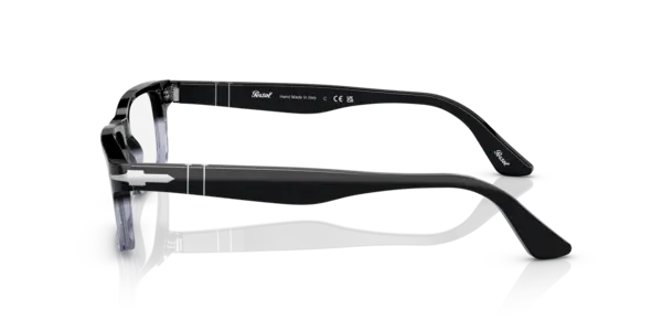 Persol Acetate Rectangle Eyeglasses - Black