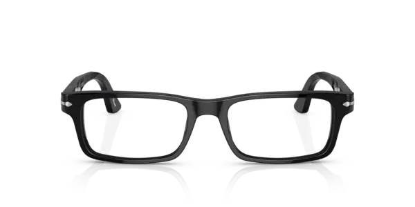 Persol Acetate Rectangle Eyeglasses - Black