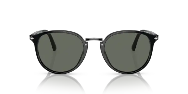Persol Acetate Square Frame Sunglasses - Black