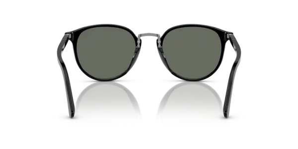 Persol Acetate Square Frame Sunglasses - Black