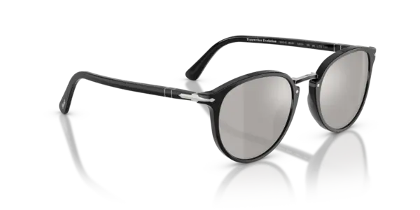 Persol Acetate Square Frame Sunglasses - Black