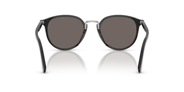 Persol Acetate Square Frame Sunglasses - Black