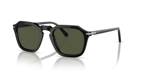 Persol Full Rim Acetate Sunglasses - Black