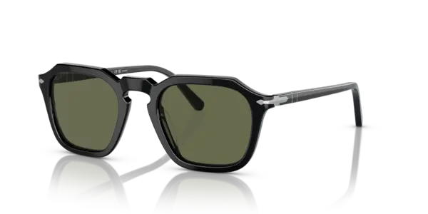 Persol Square Acetate Sunglasses - Black