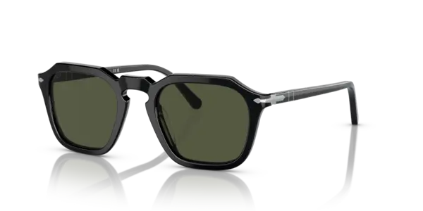 Persol Full Rim Acetate Sunglasses - Black