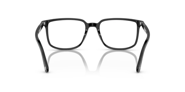 Persol Full Rim Acetate Eyeglasses - Black