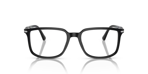 Persol Full Rim Acetate Eyeglasses - Black