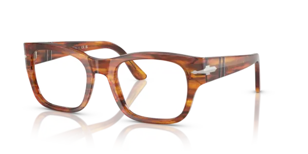 Persol Eyeglasses - Striped Brown