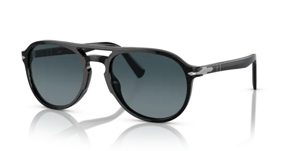 Persol Acetate Aviator Sunglasses - Black