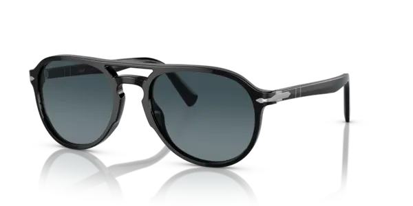 Persol Aviator Acetate Sunglasses - Black